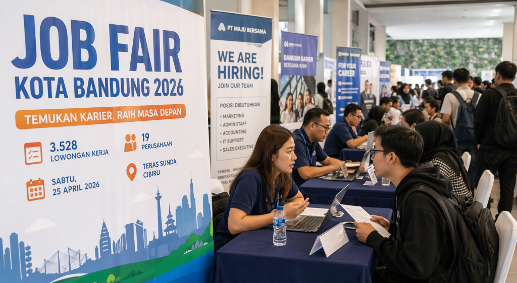 Job Fair Bandung 2026 Dibuka, 3.528 Lowongan Siap Diserap - Metrum